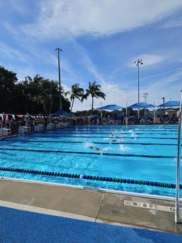 College athletes take to water at Jacobs Aquatic Center for Orange Bowl ...