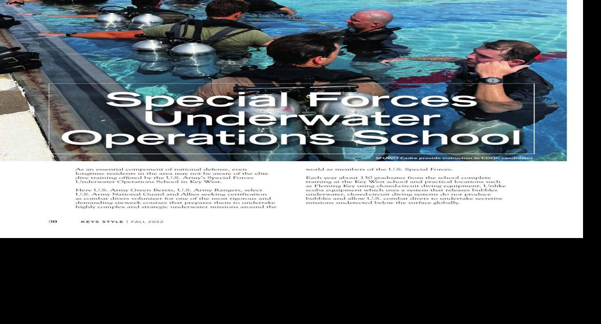 Special Forces Underwater Operations School | Living | keysnews.com