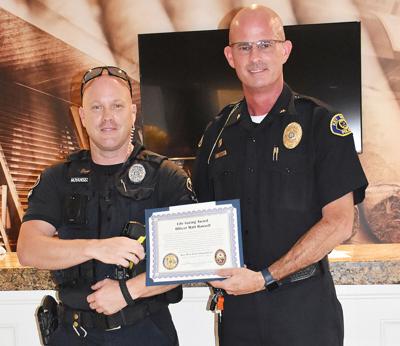 Officer earns lifesaving award | Bottom Line | keysnews.com