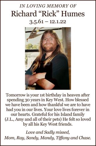 Richard "Rick" Humes | In Memoriam | keysnews.com