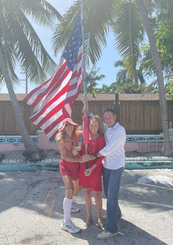 Inaugural 'Keep Key West Weird Award' Goes to ‘The Flag Man’ Douglas ...