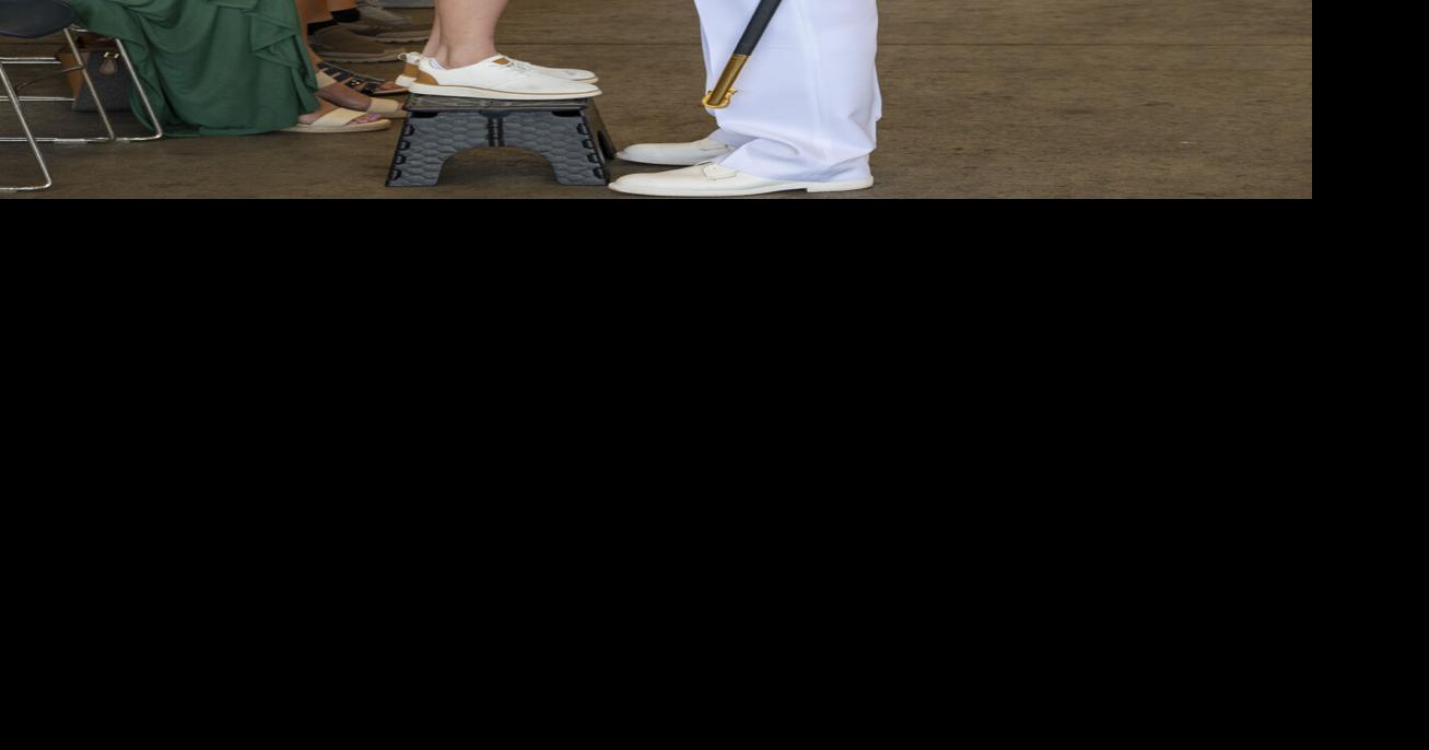 Capt. Colin Thompson’s son pins the command pin | Community | keysnews.com