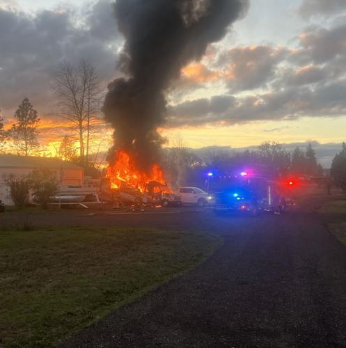 Lebanon firefighters contain fire that destroyed RV | News | kezi.com