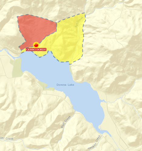 All evacuation orders lifted for Dorena Reservoir fire | News | kezi.com