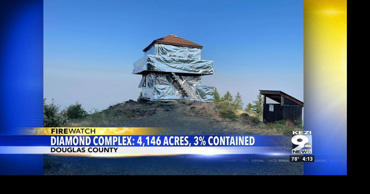 Diamond Complex burning more than 4,000 acres near Diamond Lake | Video ...