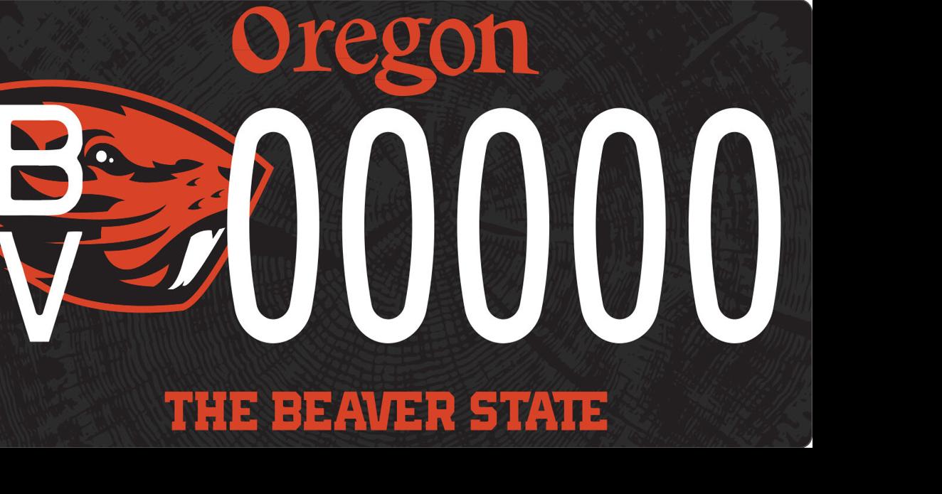 Oregon DMV offering new OSU Beavers license plate | News | kezi.com