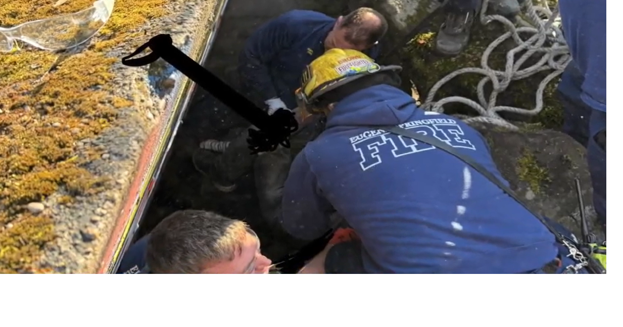 Eugene-Springfield Fire Crews Rescue Man Trapped Near University of ...