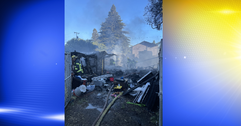 Eugene Springfield Fire battles two-alarm blaze in west Eugene | News ...