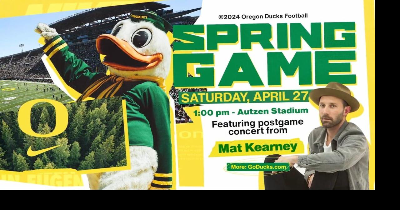 Mat Kearney to play after April 27 Ducks game | Video | kezi.com