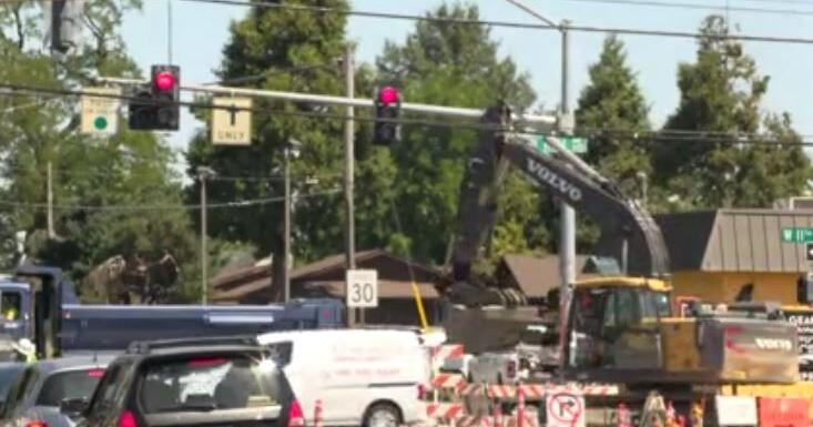 Traffic Alert: detours in place as Eugene's Chambers Street ...