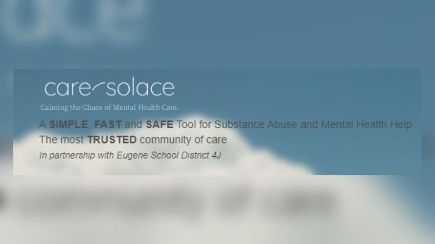 'Care Solace': A new mental health resource with the Eugene 4J School District | News | kezi.com