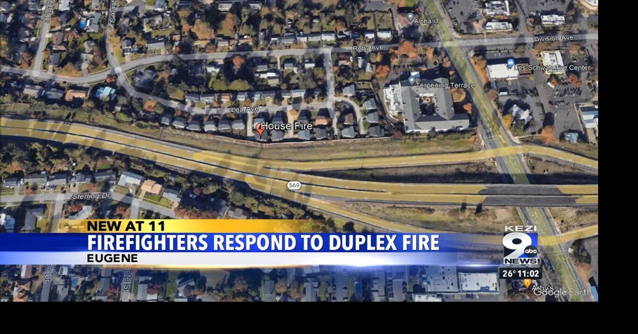 Firefighters respond to Sunday night duplex fire in Eugene | Video ...