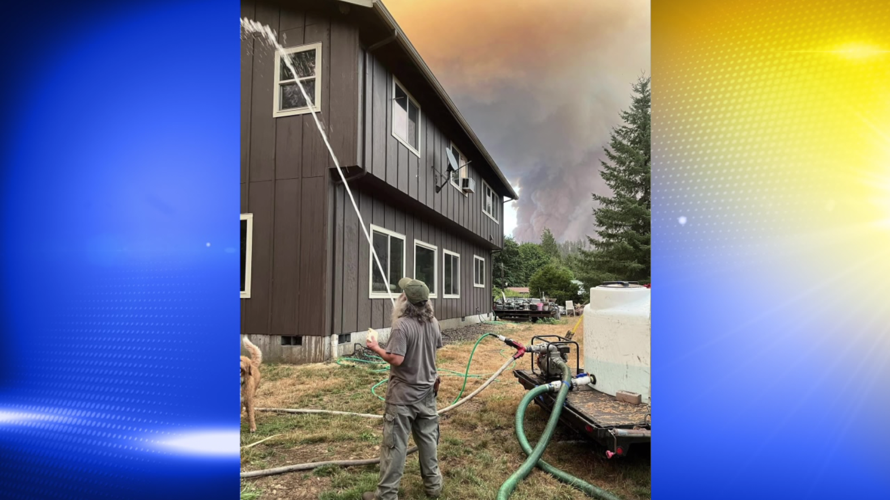 Residents return from evacuation to find homes untouched by Bedrock ...