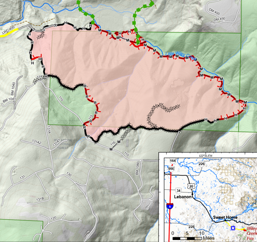 Firefighters look to the future as containment for Wiley Creek Fire ...