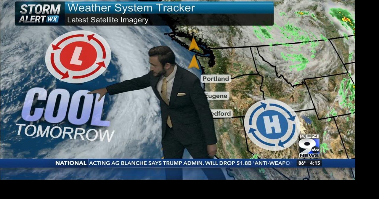 25-Degree drop in Temps Wednesday with Cloudy skies & Drizzle | Video ...