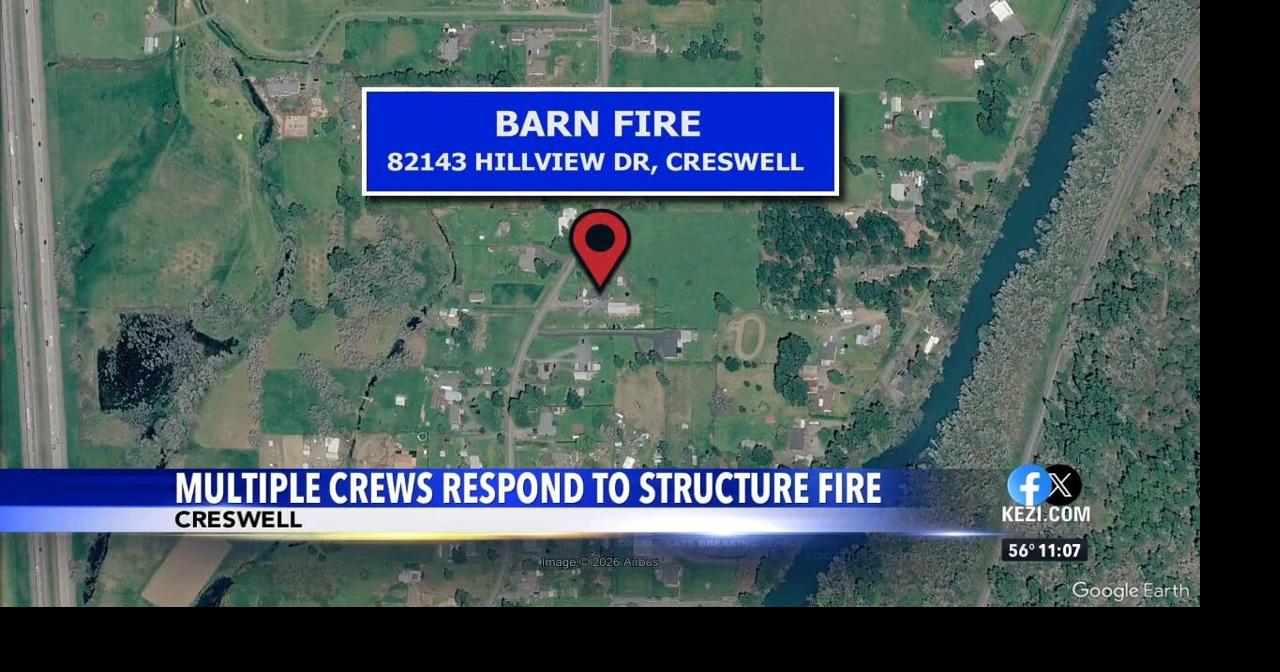 Multiple Crews Respond to Creswell Structure Fire | Video | kezi.com