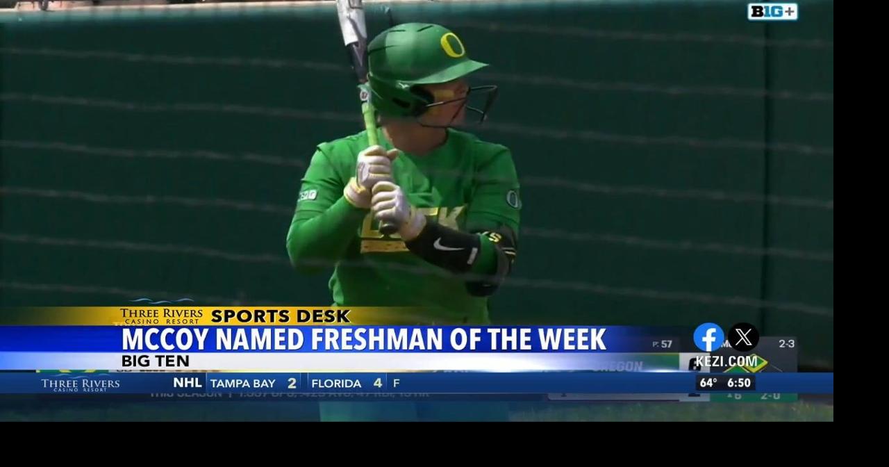 UO softball player Rylee McCoy named Big Ten Freshman of the Week ...