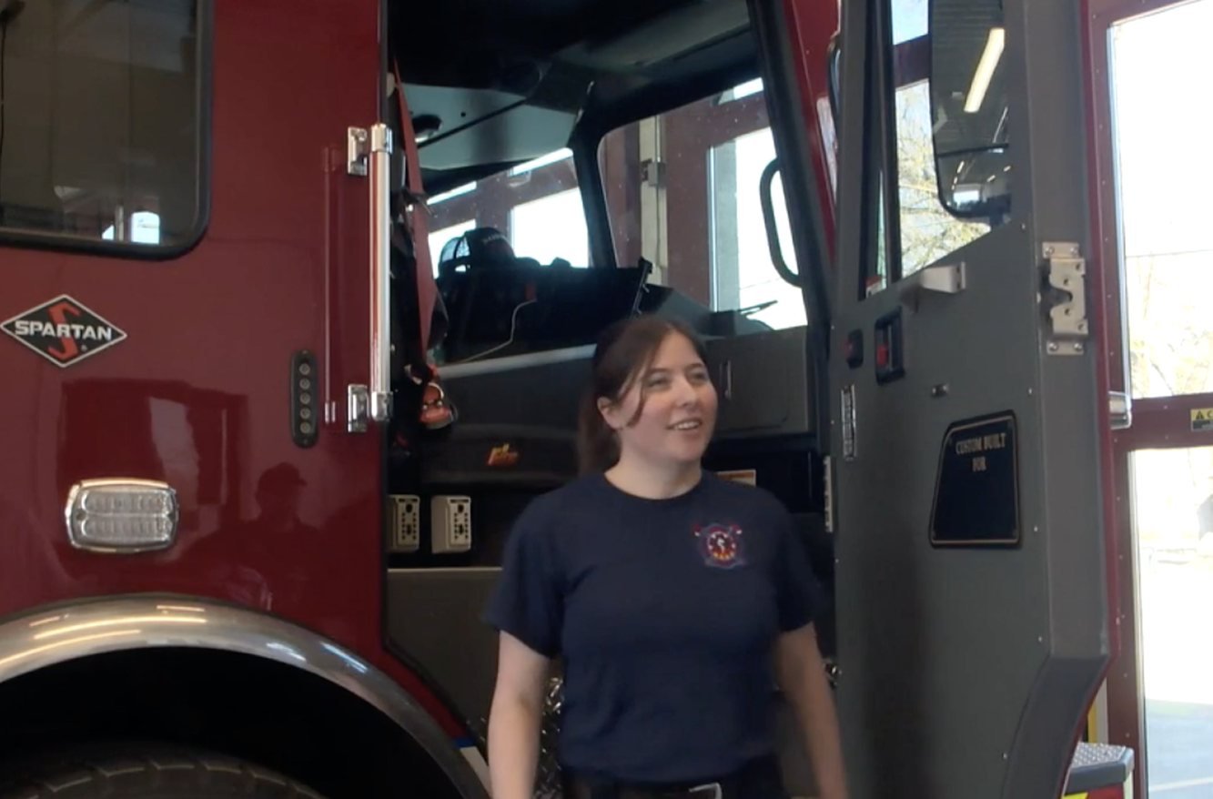 20-year old Sydney Sattler first woman to be named Firefighter of the ...