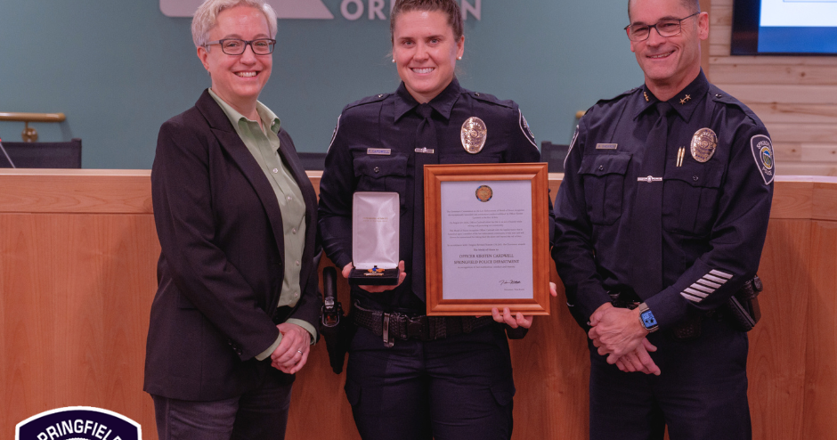 Springfield police officer gets Law Enforcement Medal of Honor for ...