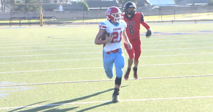 Crow's Cayden Hernandez scores six touchdowns in playoff win over ...