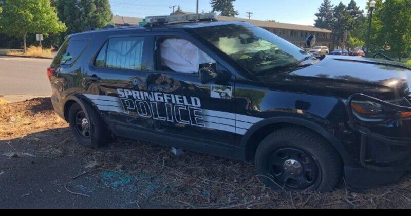 Officer hospitalized after driver hits Springfield police car | Crime ...