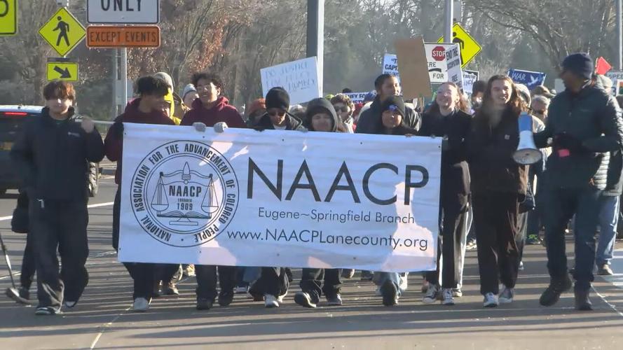 MLK Jr. March held by local NAACP makes way through Eugene | News ...