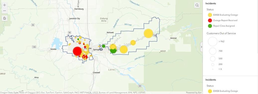 EWEB outage map | | kezi.com