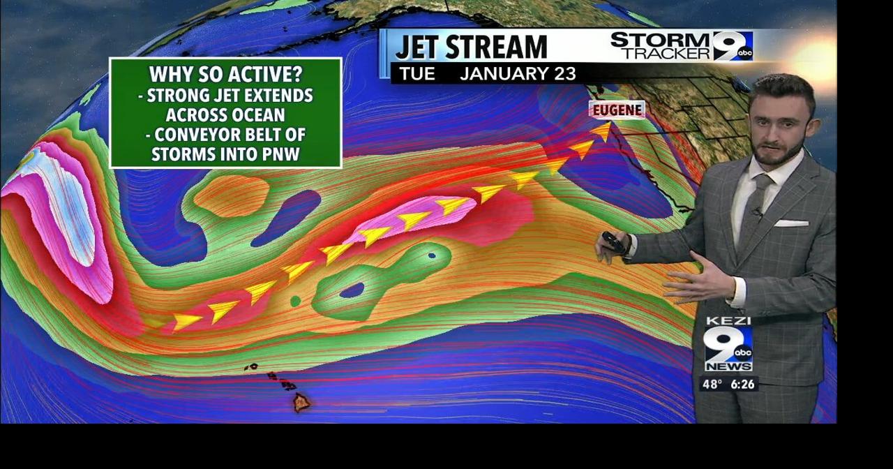 Strong jet stream oriented over Pacific culprit for active weather ...
