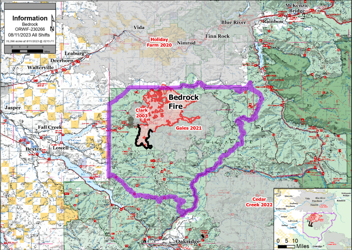 Containment for Bedrock, Salmon Fires reaches 10% as temperatures rise ...