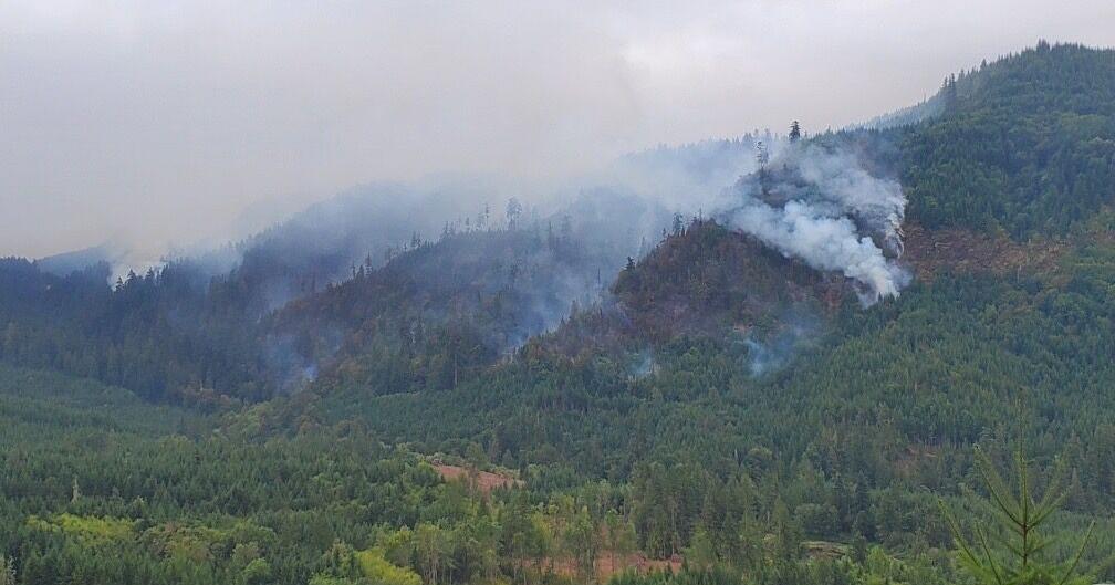 Wiley Fire grows past 220 acres, starts burning private land | News ...