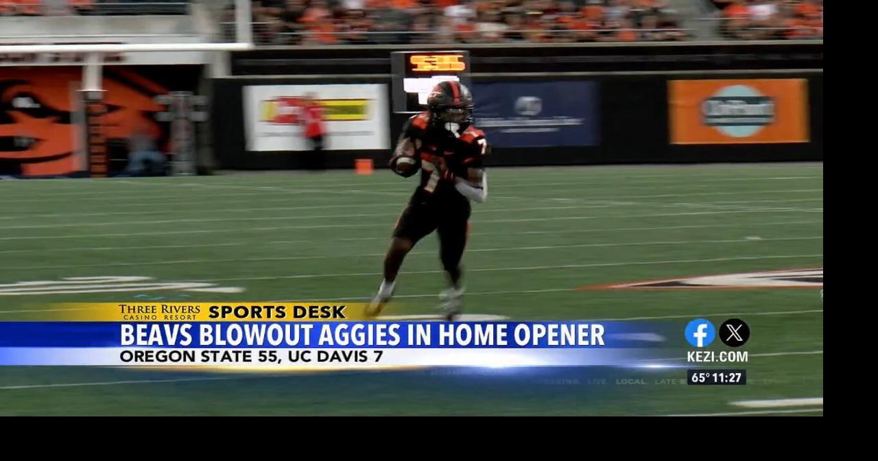 OSU FB: Beavs dominate Aggies, improve to 2-0 | Beavers | kezi.com