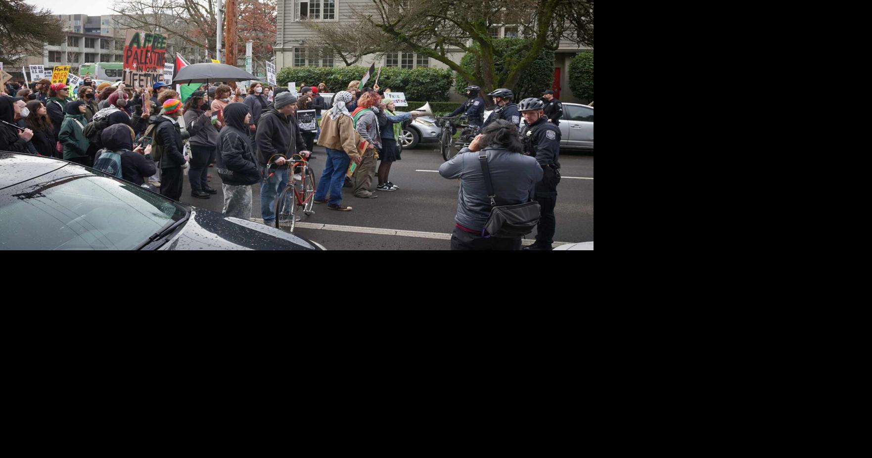 Eugene police arrest two protestors for disorderly conduct | News ...