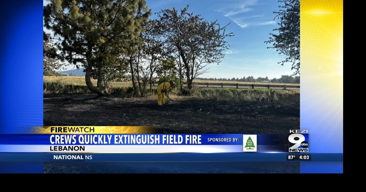 Fire Crews Quickly Extinguish Field Fire | Video | kezi.com