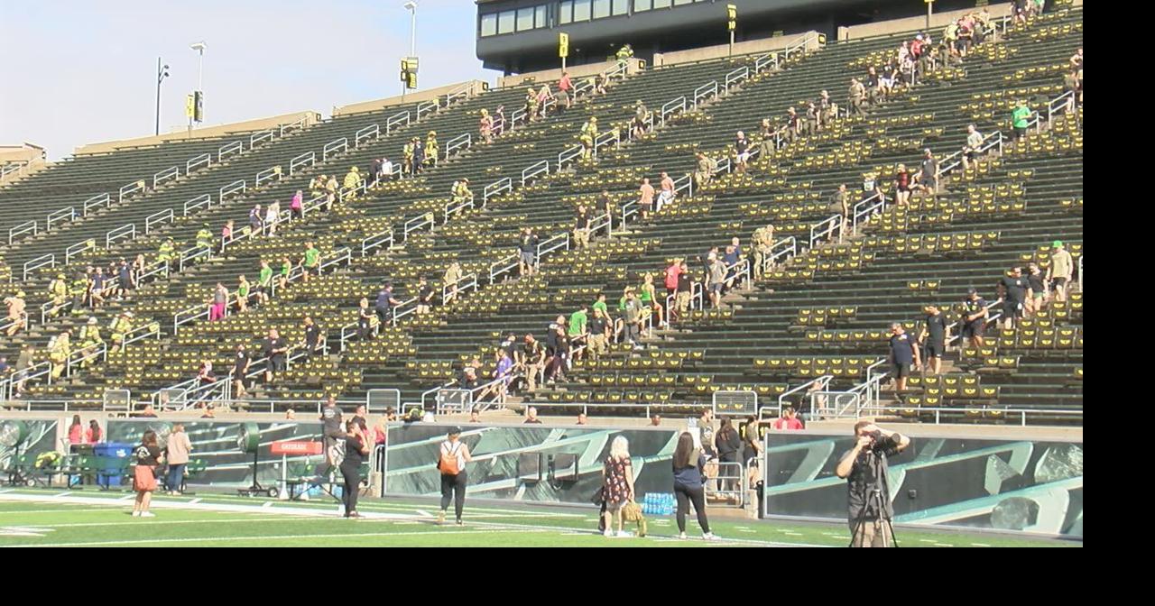 Autzen Stadium holds new yearly memorial stair climb to remember 9/11 ...