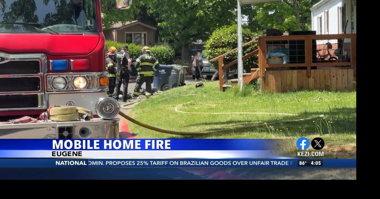 No Injuries in West Eugene Mobile Home Fire | Video | kezi.com