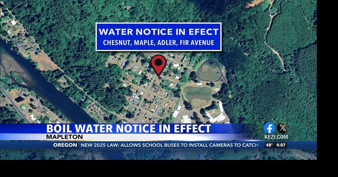 Parts of Mapleton under boil water notice | Video | kezi.com