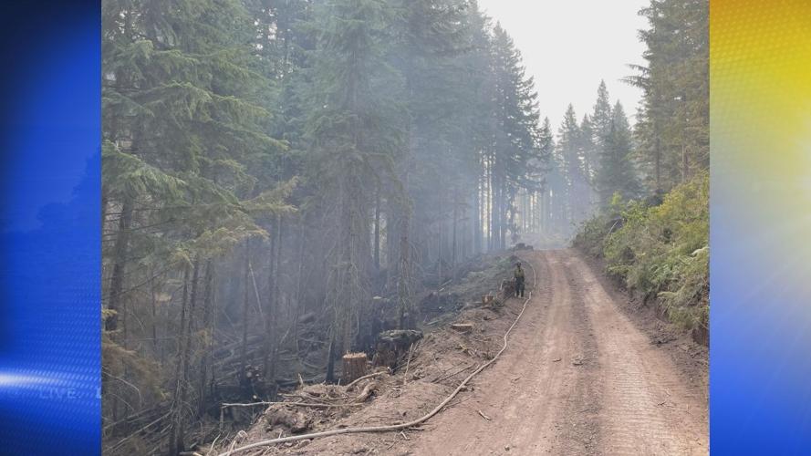Lane One Fire burning at 20,987 Acres near Dorena & Cottage Grove ...