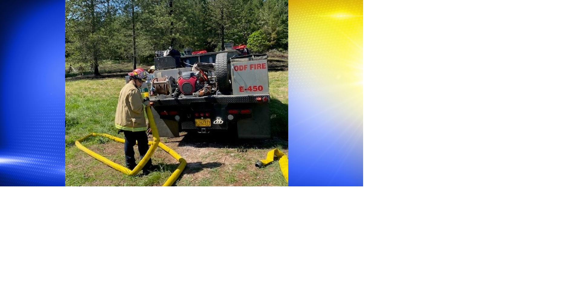 Lebanon firefighters quickly extinguish vegetation fire | News | kezi.com
