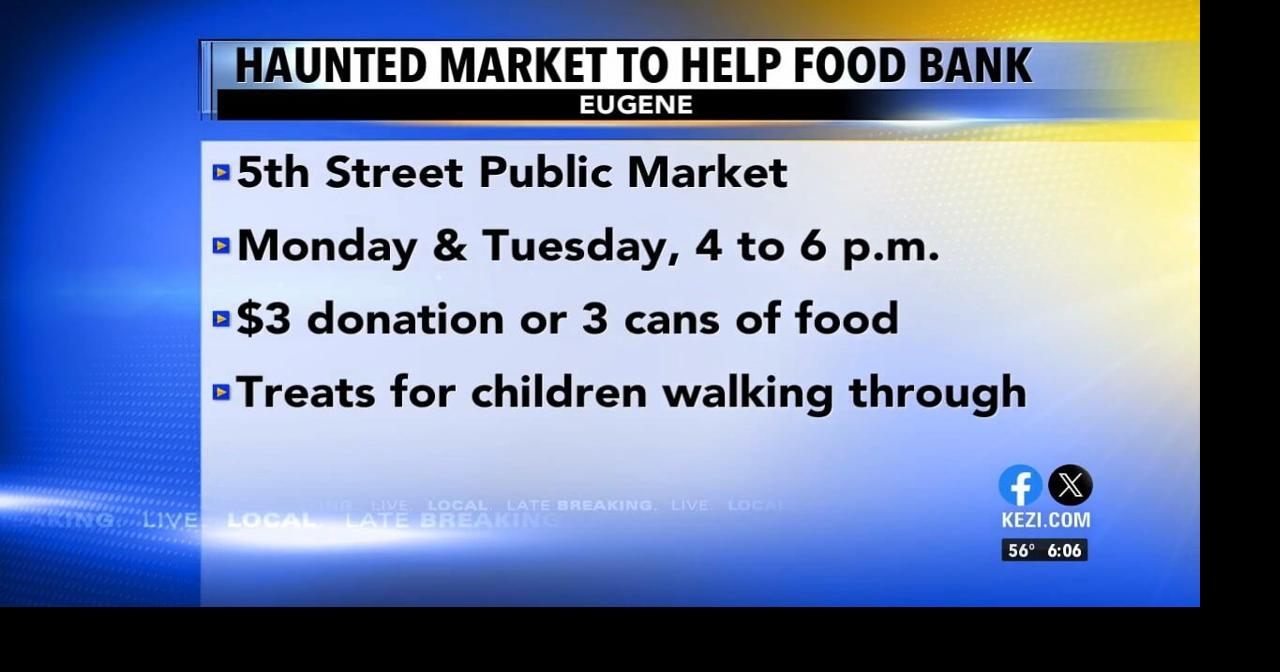Market Halloween event to benefit local food banks | Video | kezi.com