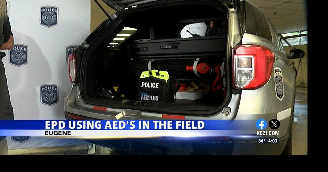 Eugene Police Department says defibrillators in patrol cars have saved ...