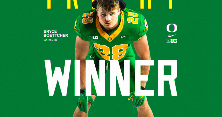 Oregon FB: Boettcher becomes first Duck to win Burlsworth Trophy ...