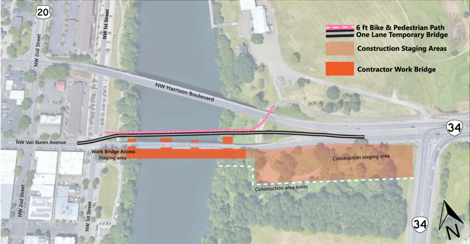ODOT online open house details Van Buren Bridge construction project ...