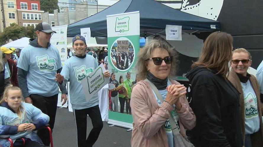 Nonprofit holds walk for addiction recovery in downtown Eugene | News ...