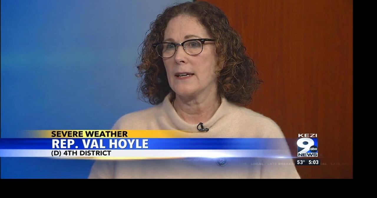 Val Hoyle discusses storm recovery efforts in Lane County | Video ...