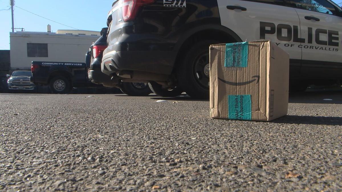 Corvallis Police Department combating porch pirates with bait package ...