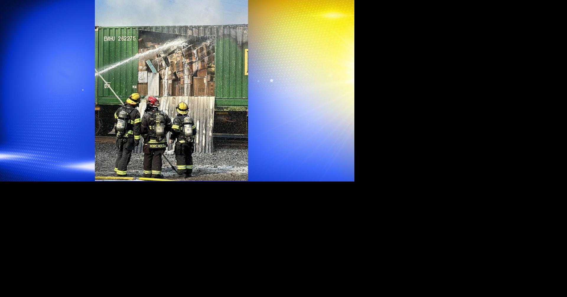 Firefighters respond to rail car fire in west Eugene Union Pacific ...