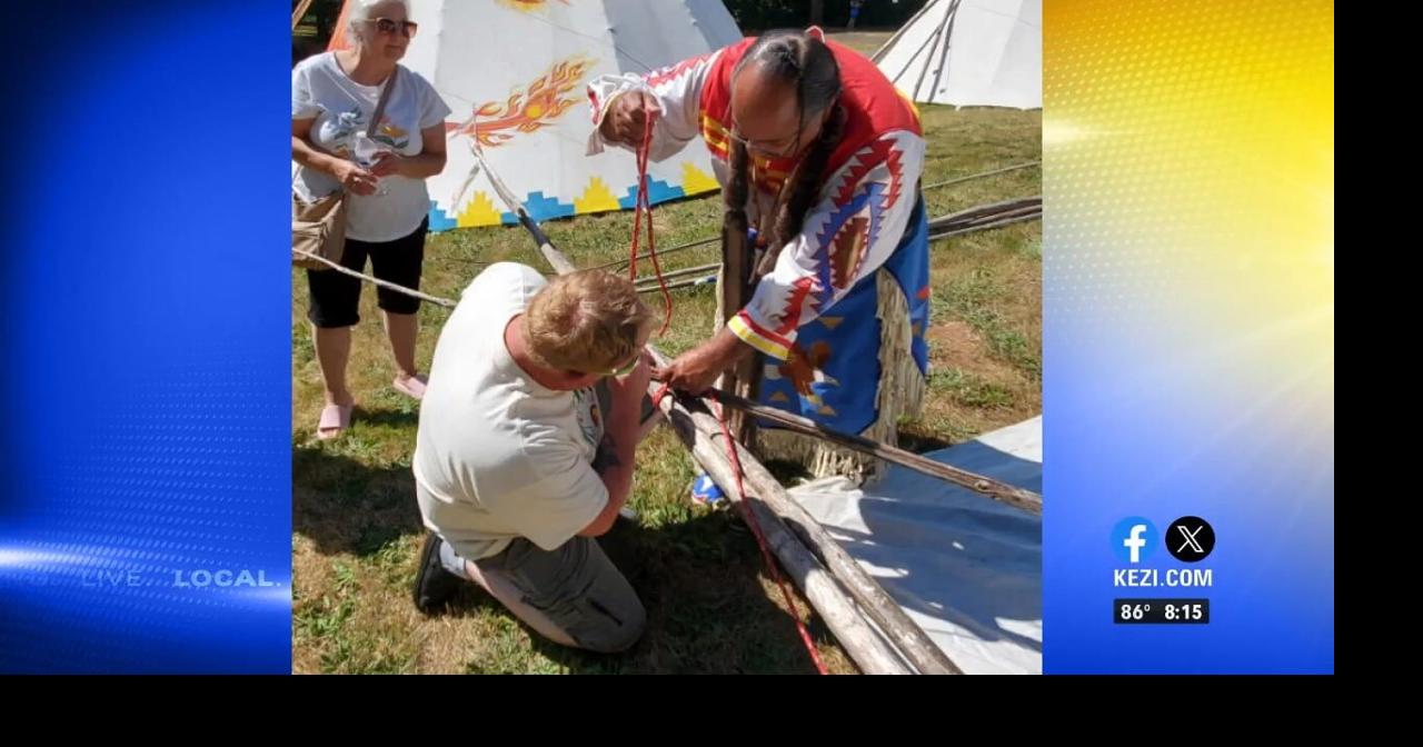 Native American encampments in Lebanon hope to share culture | Video ...