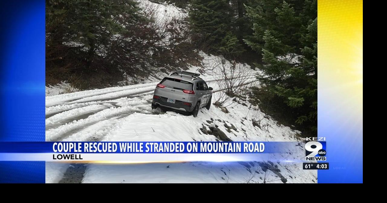 Couple rescued while stranded on mountain road | Video | kezi.com
