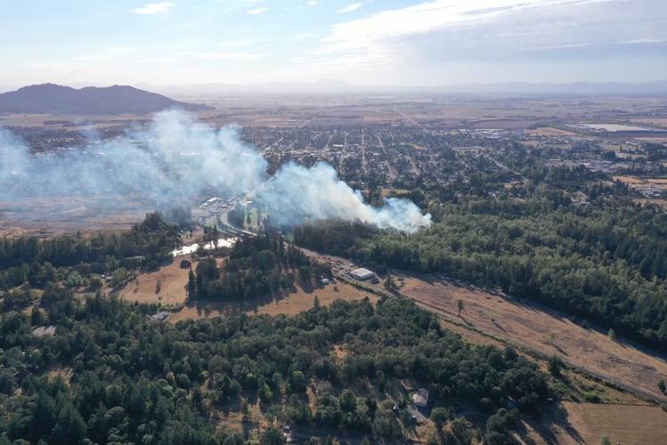 Lebanon Fire District cleaning up six-acre brush fire near town | News ...