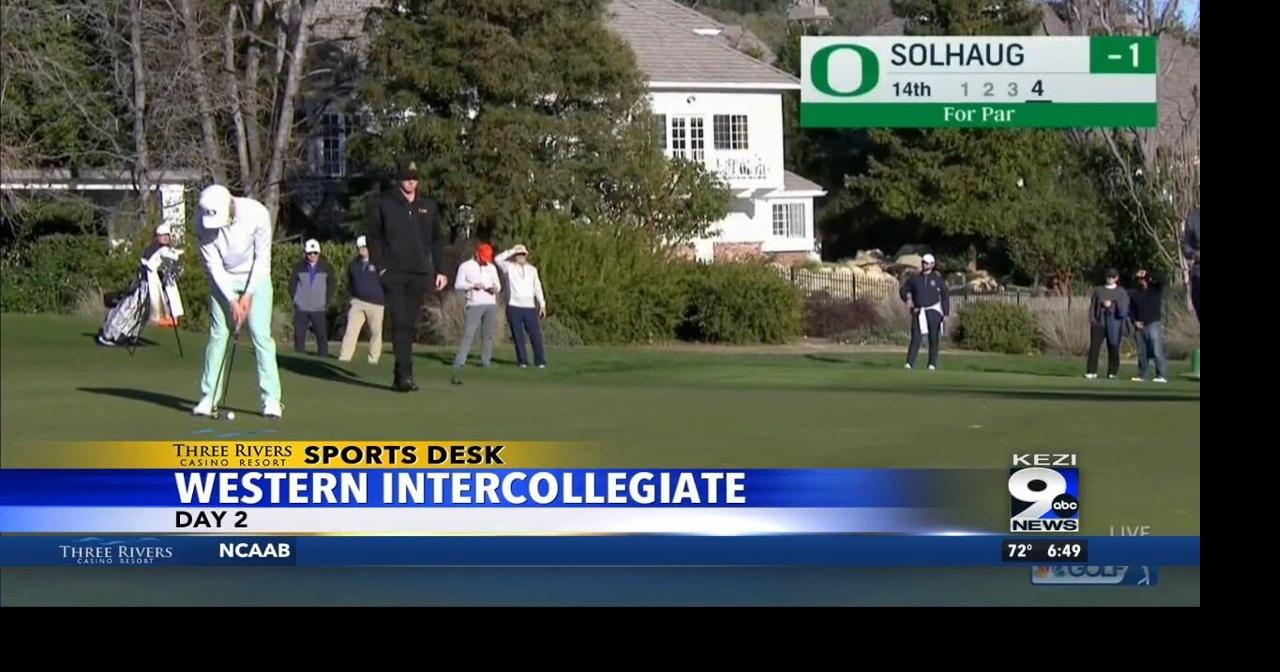University of Oregon men's golf opens day 2 of Western Intercollegiate ...